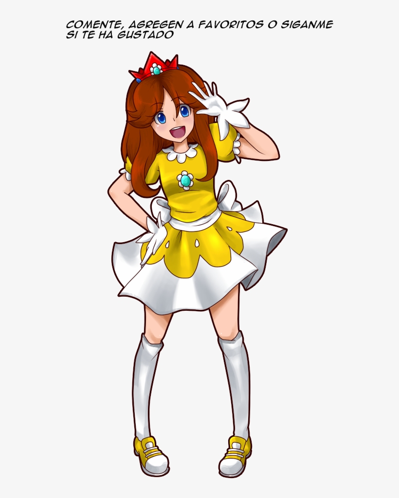 Anime Princess Daisy - Free Transparent PNG Download - PNGkey