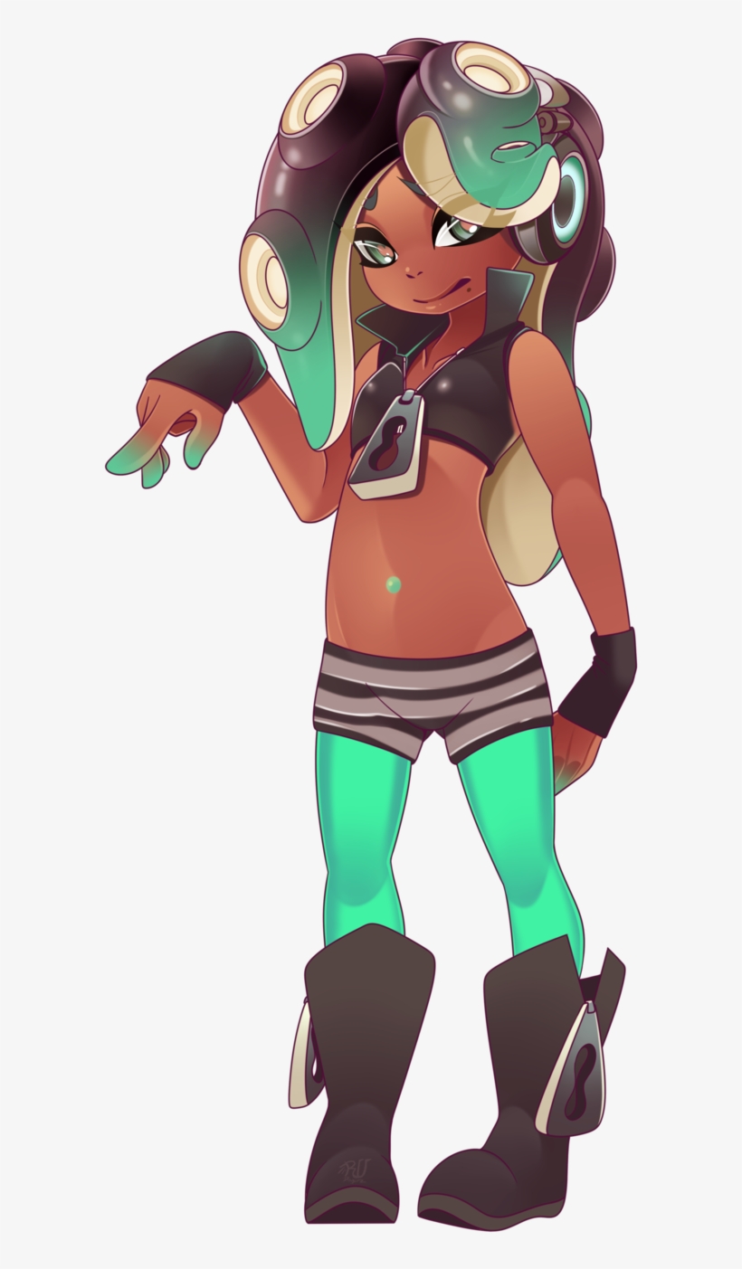 Marina-splatoon2 - Marina Splatoon 2 Fanart - Free Transparent PNG ...