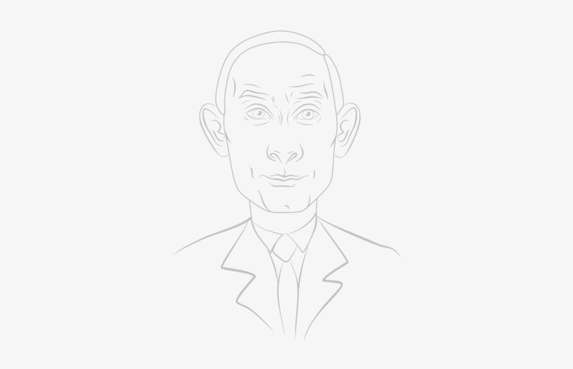 Putin Drawing Sketch - Vladimir Putin - Free Transparent PNG Download ...