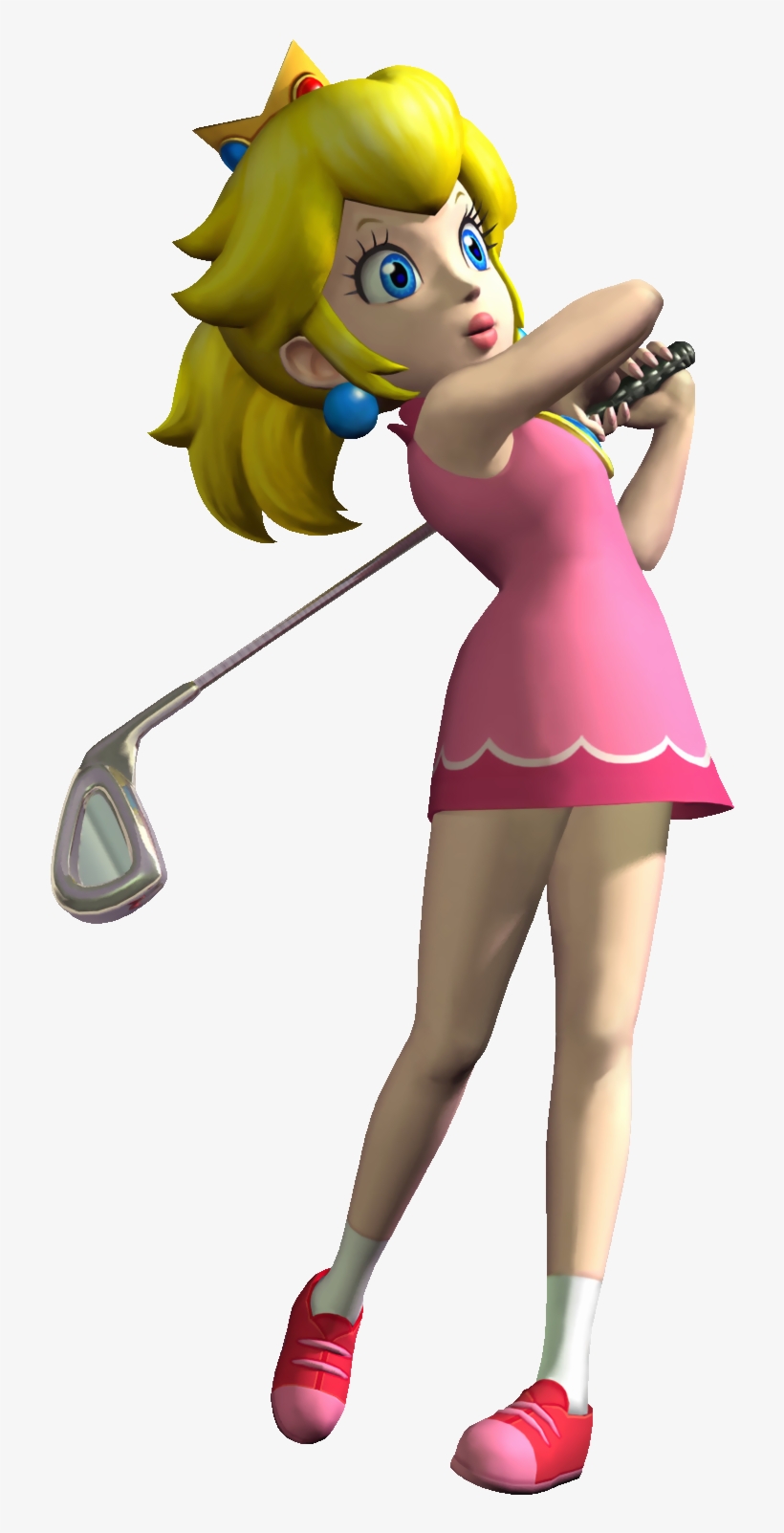 Super Mario Brothers - Princess Peach Mario Golf - Free Transparent PNG ...