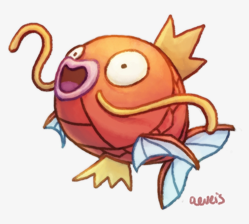 Happy Magikarp Subtlety Thinner Lines Than Usual - Magikarp Png - Free ...