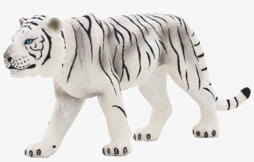 Animal Planet White Tiger - Mojo White Tiger Hand Painted Replica Wild ...