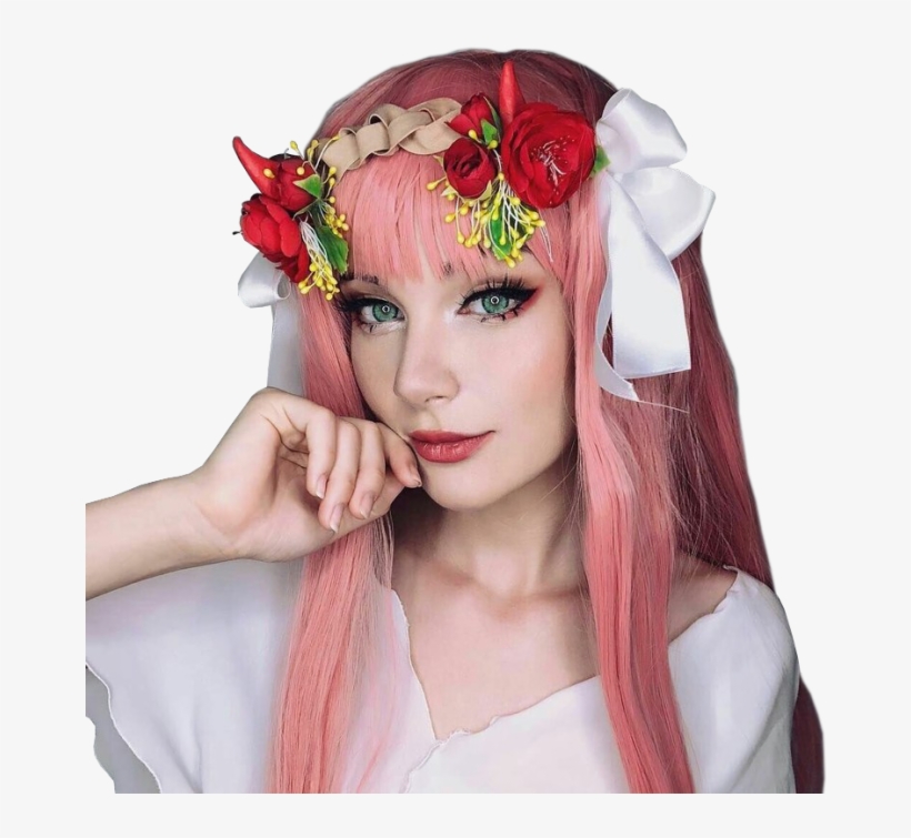 Steklo Vezde Png - Zero Two Flower Crown - Free Transparent PNG ...