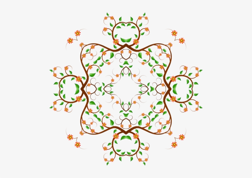 Vector - Contoh Desain Ornamen Bunga - Free Transparent PNG Download ...