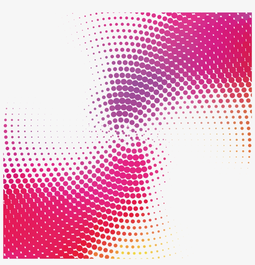 Polka Dot Line Png - Half Tone Dots Pink Png - Free Transparent PNG ...