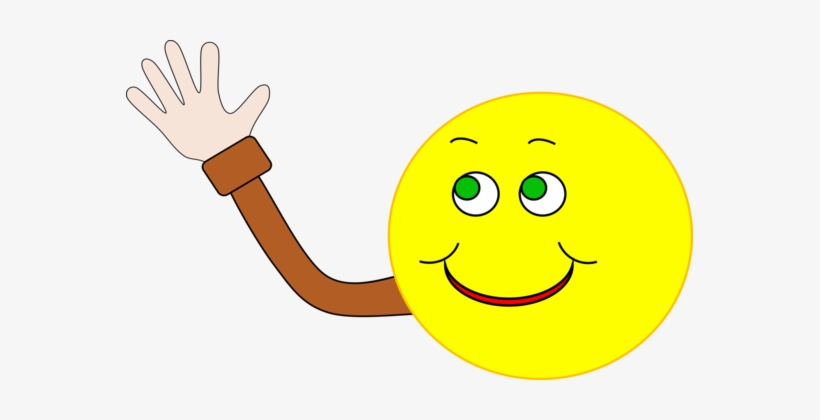 Wave Smiley Emoticon Computer Icons Hand-waving - Free Transparent PNG ...