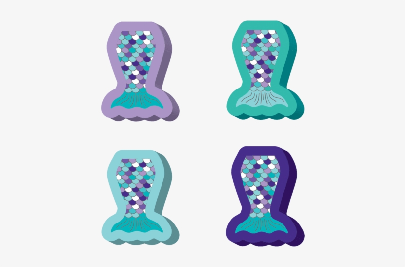 Picture Of Mermaid Mini Eraser Set - Mermaid Eraser - Free Transparent ...