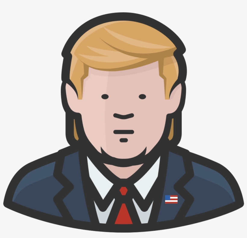 Donald Trump Icon - Trump Icon - Free Transparent PNG Download - PNGkey