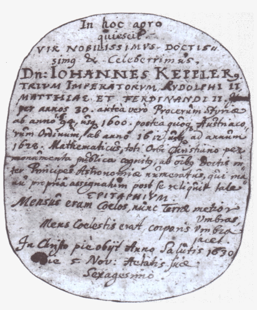 File - Kepler Tombstone - Png - Tomb Stone Johannes Keppler - Free ...