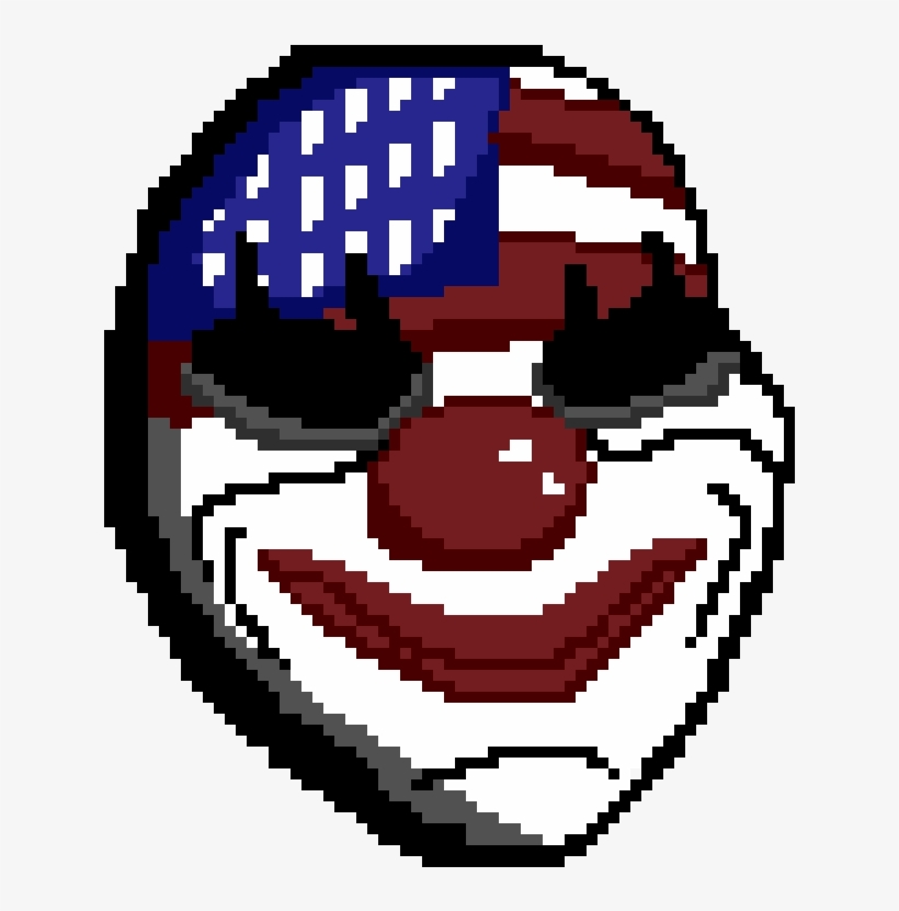 Payday 2 Dallas Mask - Payday 2 Masks Pixel - Free Transparent PNG ...