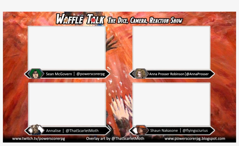 Doing The Show - Twitch Talk Show Overlay - Free Transparent PNG ...
