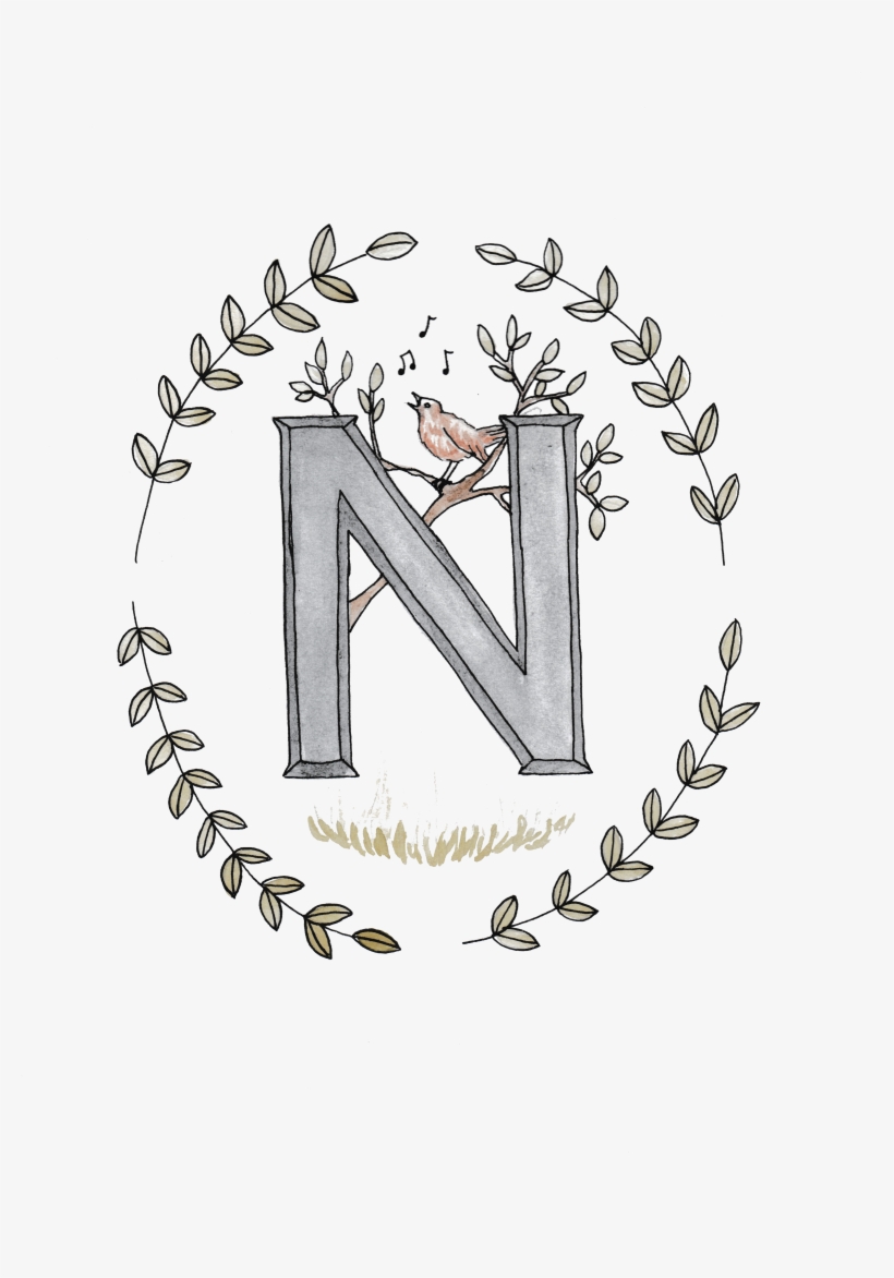 Alphabet Art Print Hand Painted Watercolour Design - Calligraphy - Free ...