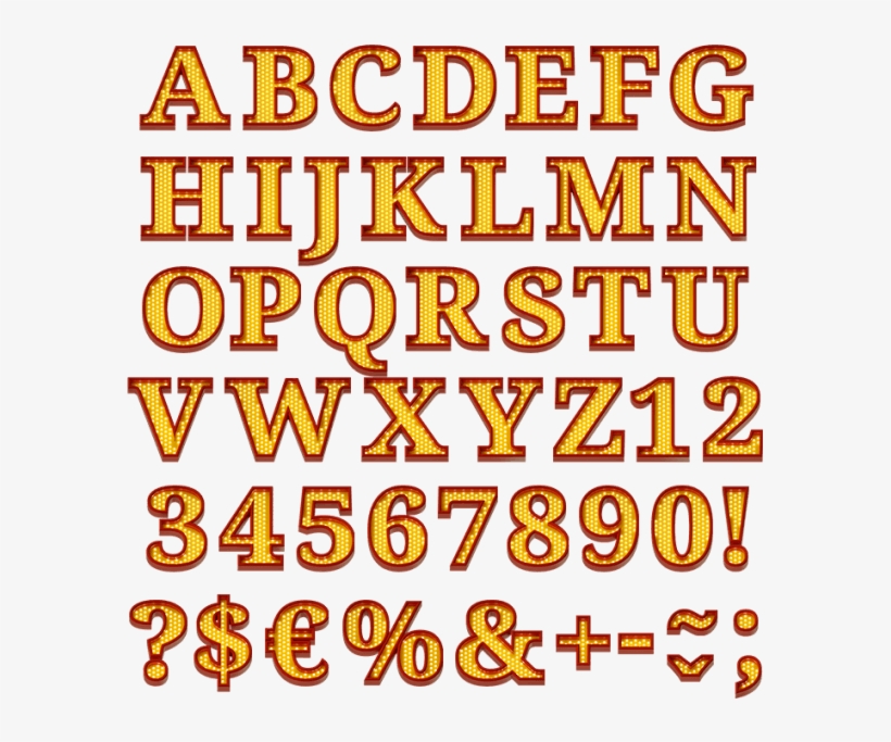 Neon Retro Light Font - Free Transparent PNG Download - PNGkey