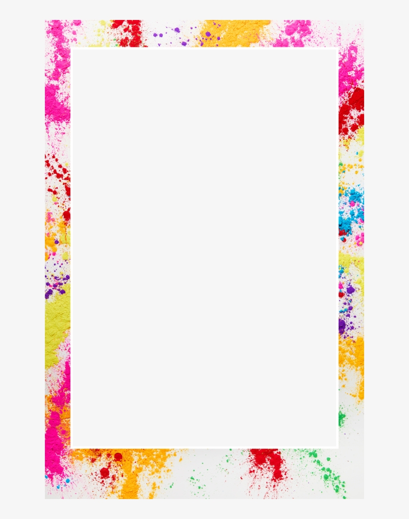 Color Splash - Glitter Borders And Frames - Free Transparent PNG ...