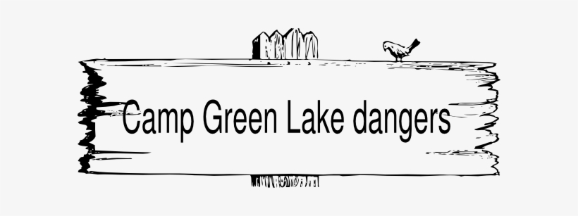 This Free Clipart Png Design Of Camp Green Lake Sign - Free Transparent ...