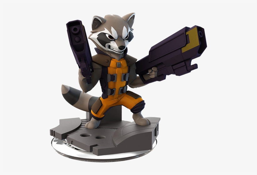 Disney Infinity Rocket Raccoon Figure - Free Transparent PNG Download ...