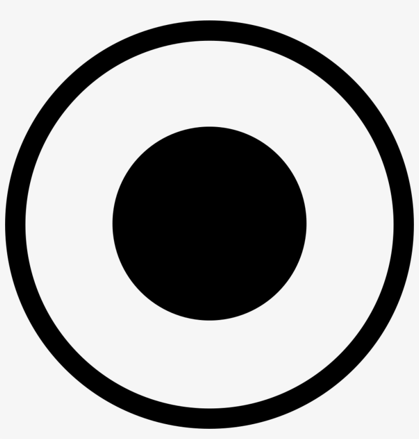 Atom Circular Symbol Of Circles Comments - Radio Button Selected Icon ...