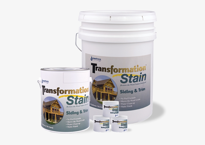Transform Stain Trim - Sashco Transformation Deck & Fence Gallon - Free ...
