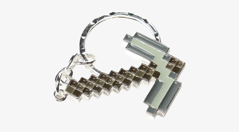 Minecraft - Pickaxe Keychain - Free Transparent PNG Download - PNGkey