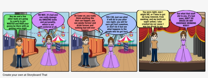 Why Not To Get Wasted Or High - Cartoon - Free Transparent PNG Download ...