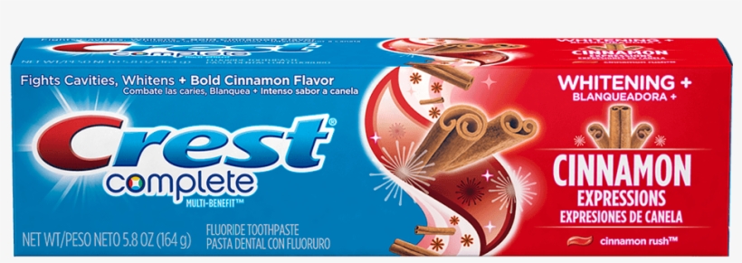 Crest Complete Whitening Plus Cinnamon Expressions - Crest Complete ...
