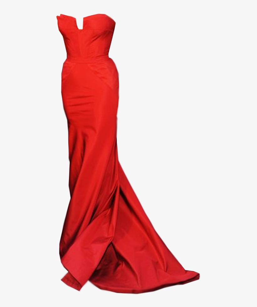 Strapless Red Dress - Red Dress Png - Free Transparent PNG Download ...