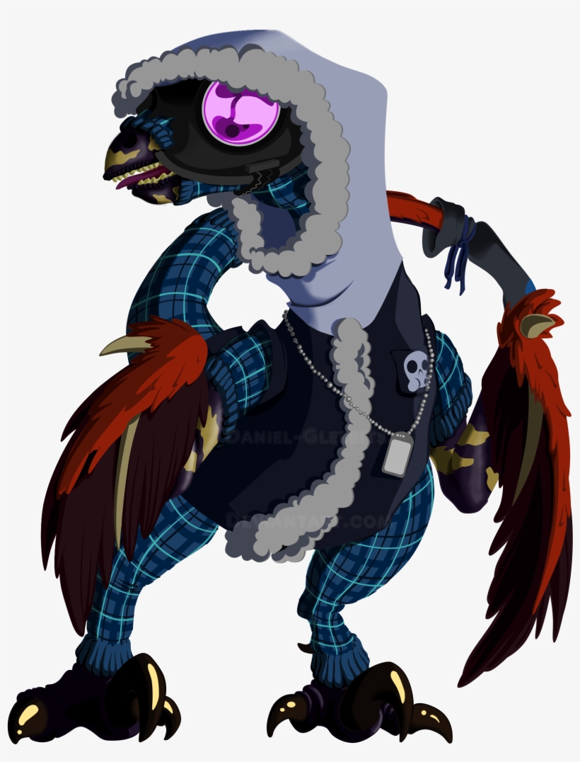 Log In To Report Abuse - Raptors As Human Oc - Free Transparent PNG ...