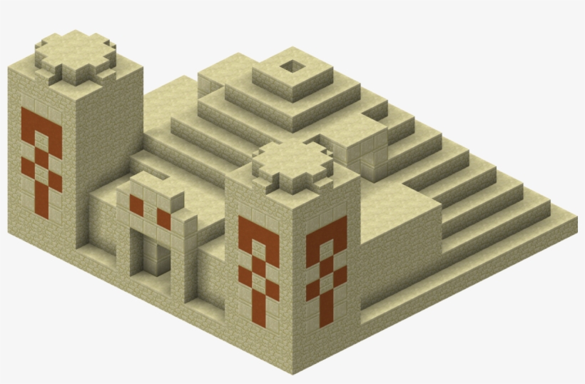 Minecraft Desert Temple - Free Transparent PNG Download - PNGkey
