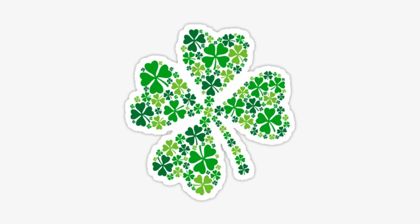 Lucky Four-leaf Clover, Green Shamrock " - Gebr.: Die Grundsätze Des ...