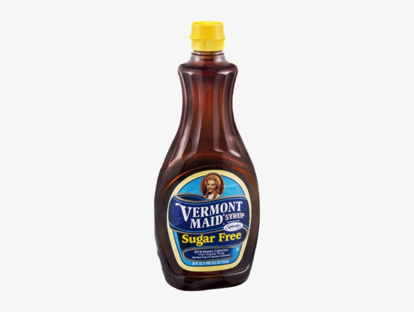 Vermont Maid Sugar Free Syrup - 24 Fl Oz Bottle - Free Transparent PNG ...
