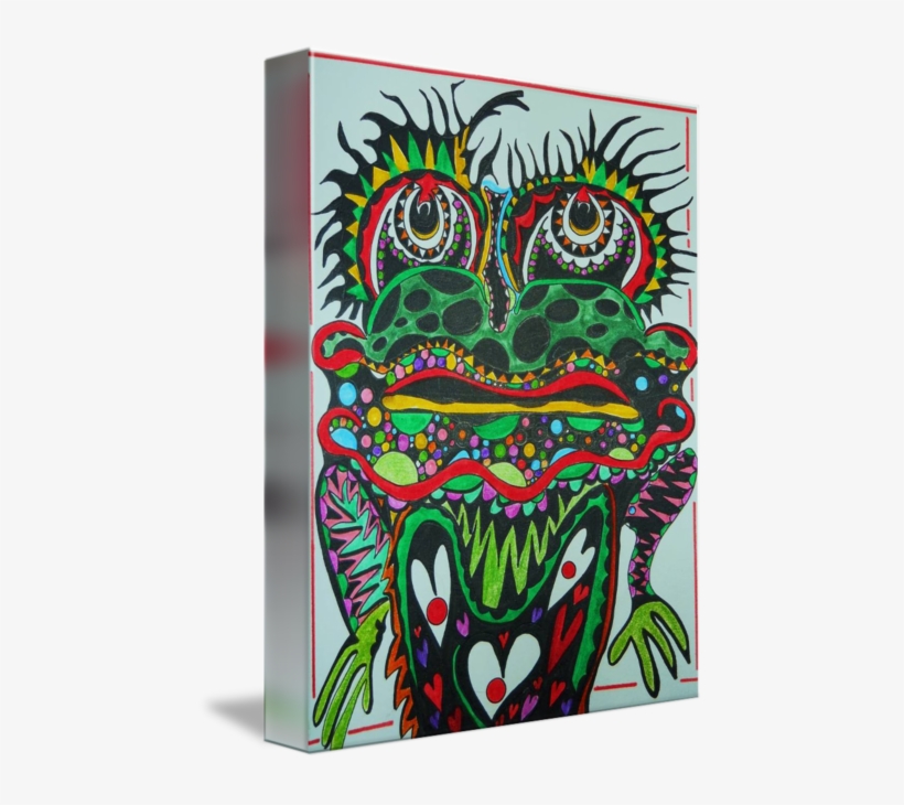 Stock Cosmic Frog By Christopher Gombosky - Drawing - Free Transparent ...