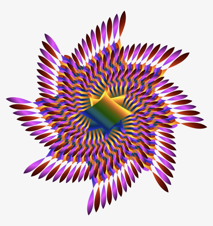 Colorful Refraction Heart Psychedelic Clipart Icon - Clip Art - Free ...