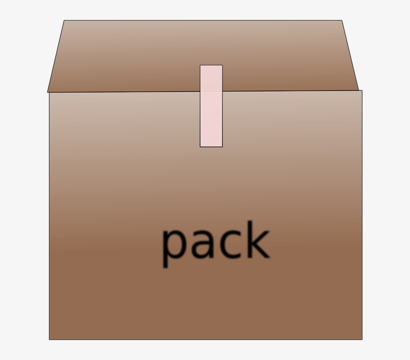 Box, Cardboard, Carton, Card, Pasteboard, Cartoon, - กล่อง การ์ตูน Png ...