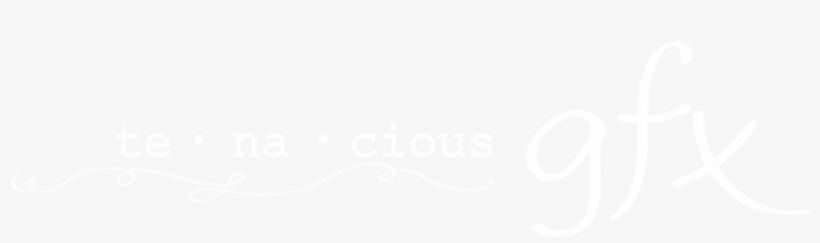 Tenacious Gfx Logo White Bkg - Plan White - Free Transparent PNG ...