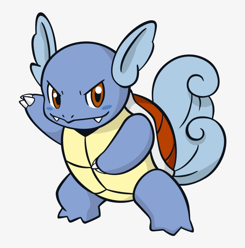 Wartortle Pokemon Character Vector Art - Pokemon Wartortle - Free ...