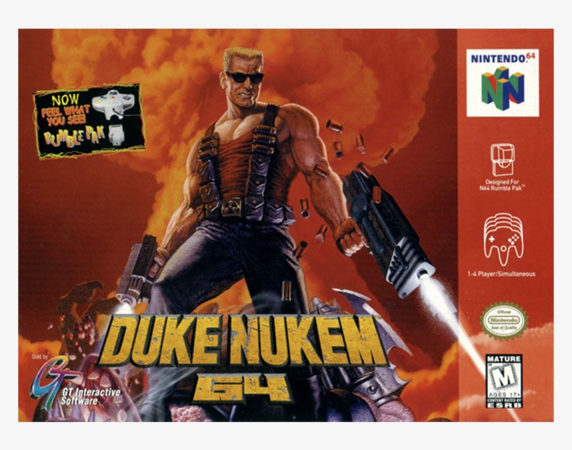 Duke Nukem 64 Nintendo 64 N64 - Free Transparent PNG Download - PNGkey