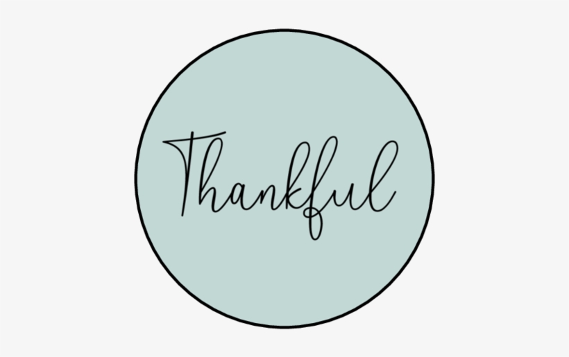 "thankful" Circle Labels - Label - Free Transparent PNG Download - PNGkey