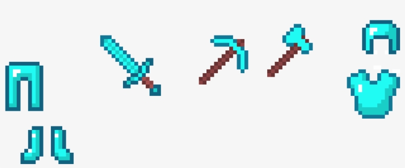 Minecraft Diamond Tools And Armor - Minecraft Adventure Kits - Diamond ...