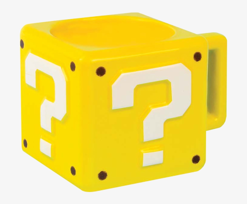 Super - Super Mario Bros. Question Block Mug - Free Transparent PNG ...