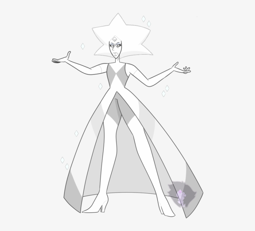 Image - White Diamond Su Fanart - Free Transparent PNG Download - PNGkey