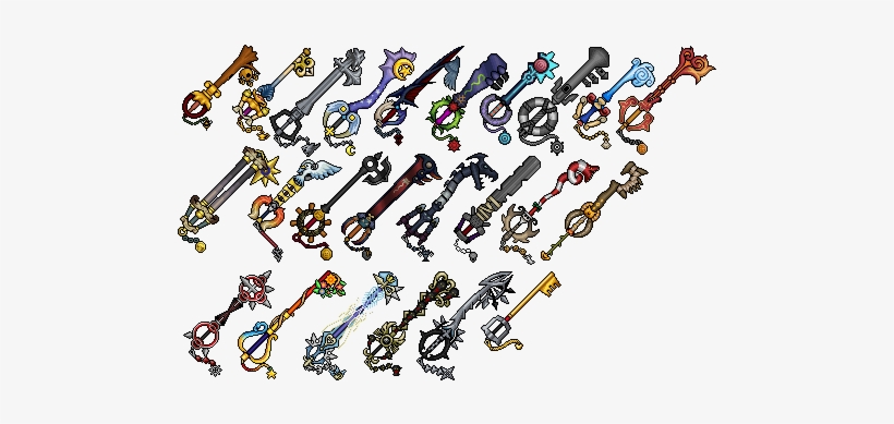 Kh2 Keyblades - Free Transparent PNG Download - PNGkey