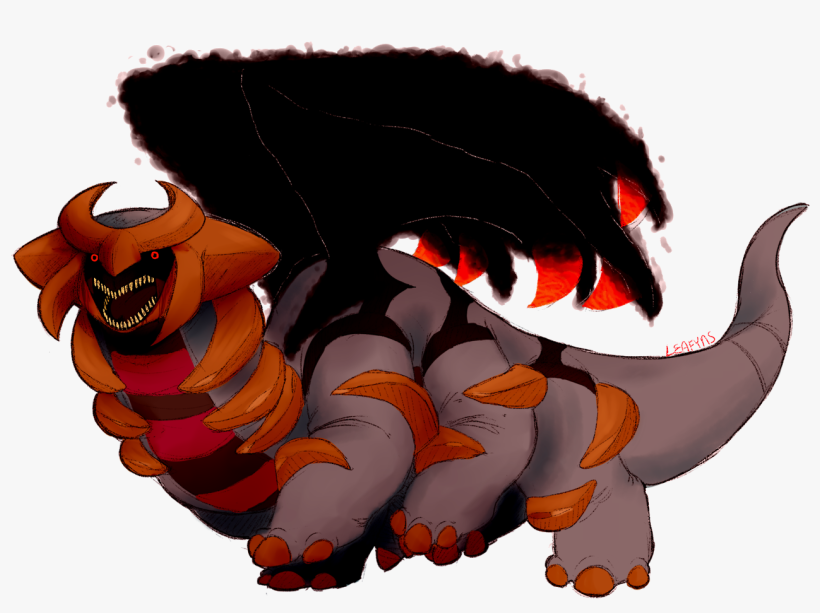 Renegade Pokemon 👻 - Red Centipede Pokemon - Free Transparent PNG ...