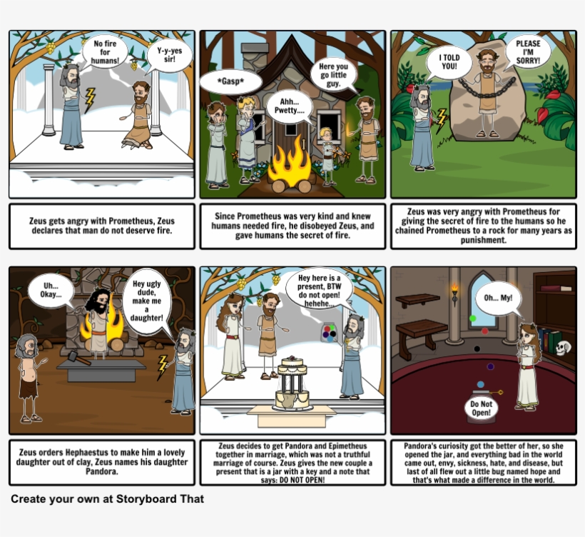 Zeus, Prometheus, Epimetheus, And Pandora - Zeus Epimetheus And ...