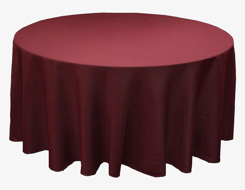 Table Cloth Png Image Background - 120" Round Polyester Tablecloth ...