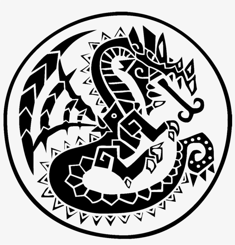 Monster Hunter Logo - Monster Hunter Cooking Black And White - Free ...