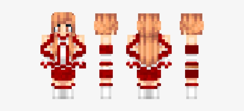 Minecraft Skin Asuna - Minecraft - Free Transparent PNG Download - PNGkey