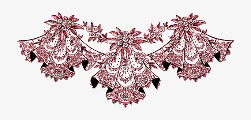 Red Lace B - Transparent Vintage Lace Png - Free Transparent PNG ...