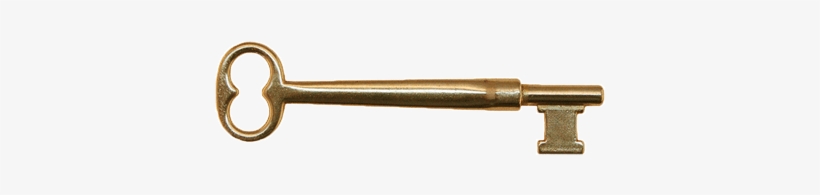 Solid Brass Architectural Key - Real Skeleton Key Png - Free ...