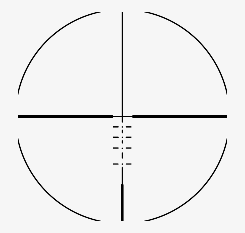 Glass-etched Bdc Reticle - Vortex Viper Hs T Reticle - Free Transparent ...