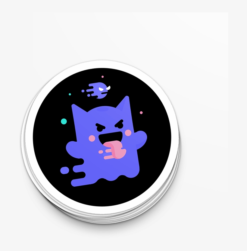 Image Of Gengar Sticker - Cartoon - Free Transparent PNG Download - PNGkey